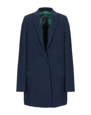 HANITA Single-breasted Coat - Blue