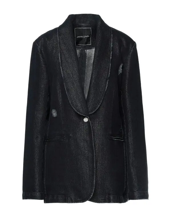 JACOB COHЁN Blazer Size Cotton, Viscose, Polyester