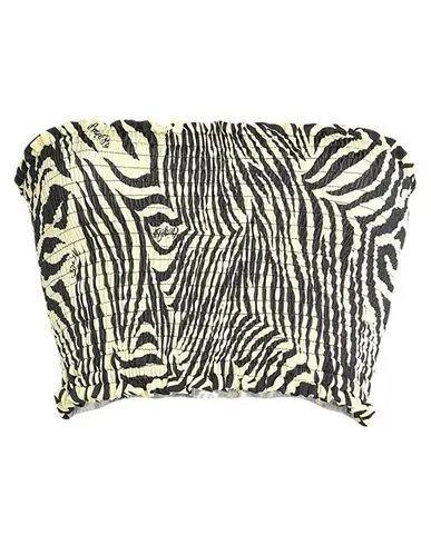 ANIYE BY Zebra-print Tube Top - Light Yellow