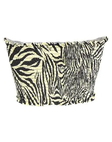 ANIYE BY Zebra-print Tube Top - Light Yellow