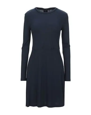 MANILA GRACE Mini Flared Dress - Dark Blue