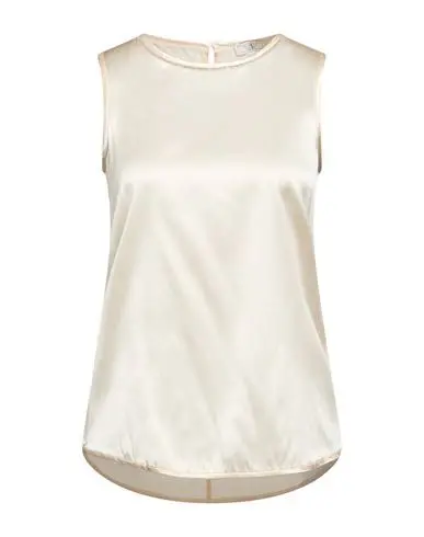 Peserico Top Cream Size Silk, Elastane
