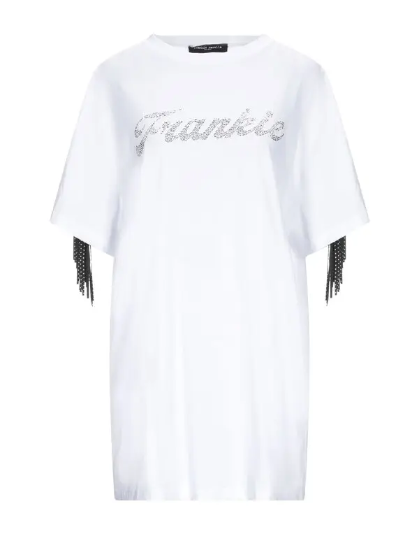 FRANKIE MORELLO Printed Cotton T-shirt - White