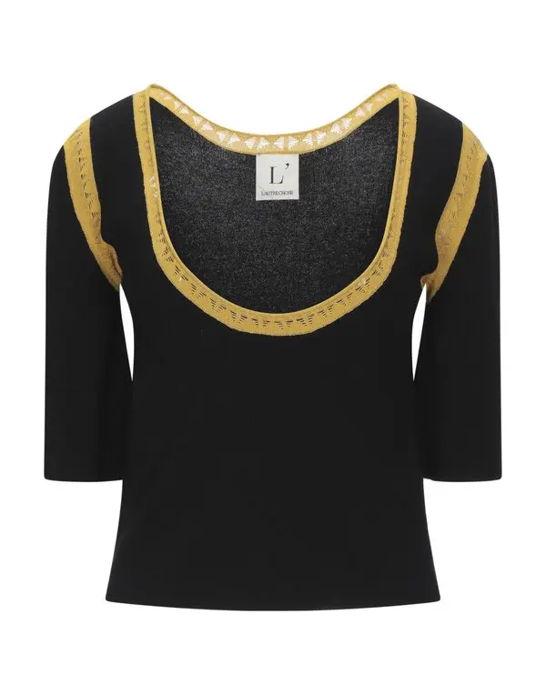 L' AUTRE CHOSE Knitted Sweater - Black