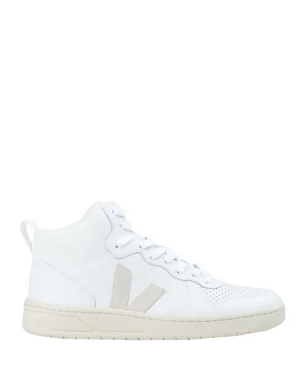 VEJA V-15 High-top Sneakers - White