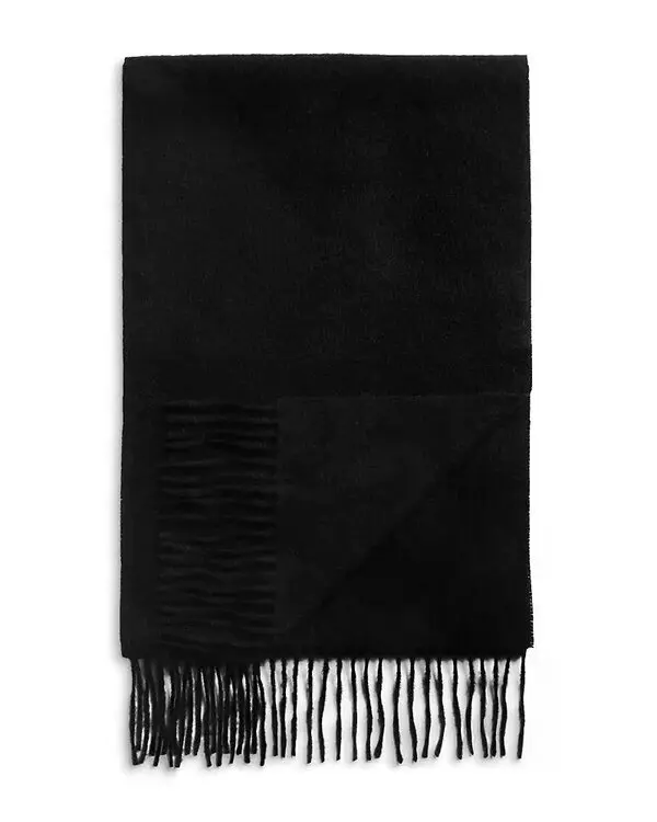 Bloomingdale'S Solid Cashmere Scarf Exclusive - Black