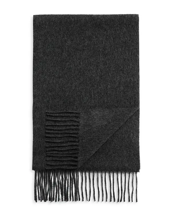 Bloomingdale'S Solid Cashmere Scarf Exclusive - Charcoal