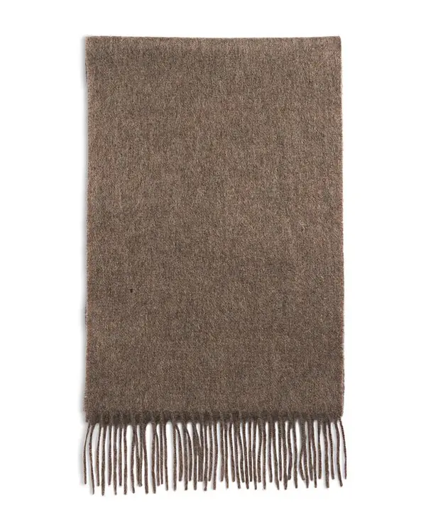 Bloomingdale'S Solid Cashmere Scarf Exclusive - Mushroom