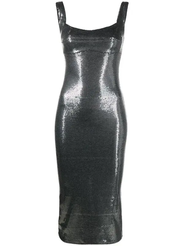 ATU BODY COUTURE Sequin Embellished Midi Dress