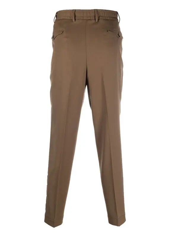 DELL'OGLIO Tapered Wool-blend Trousers