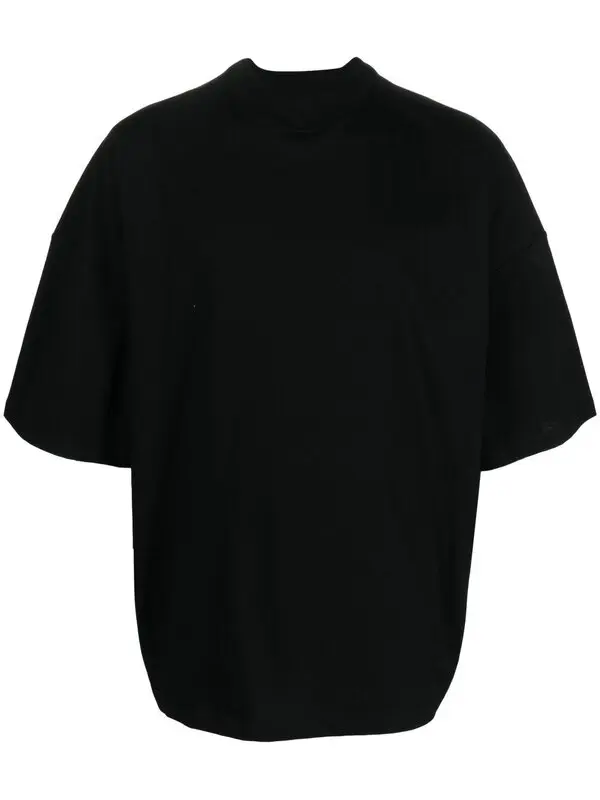 JIL SANDER Short-sleeved Cotton T-shirt - Black