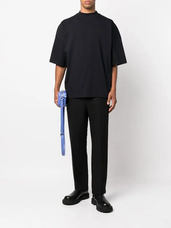 JIL SANDER Short-sleeved Cotton T-shirt - Blue