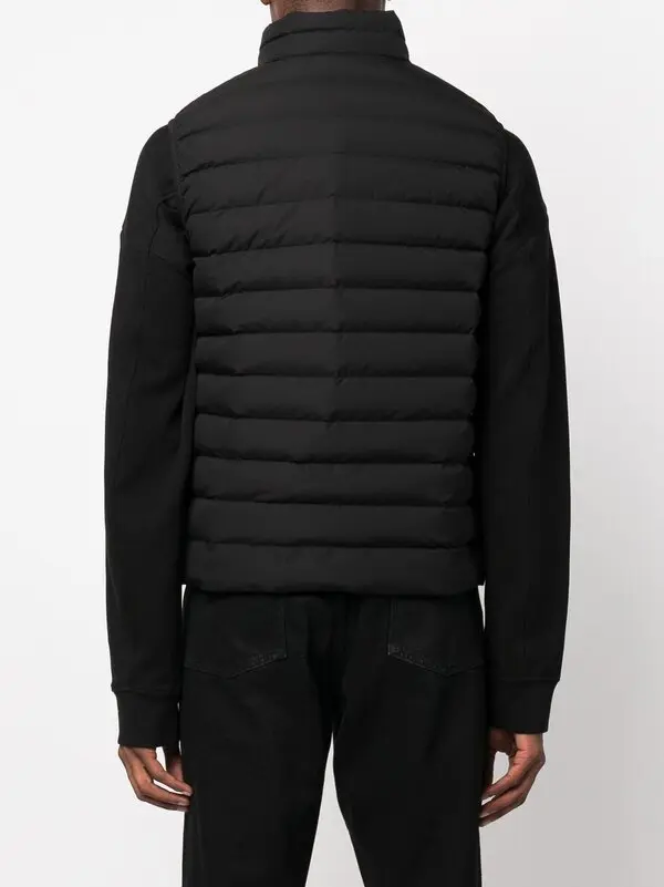 Emporio Armani Quilted Down Gilet - Black