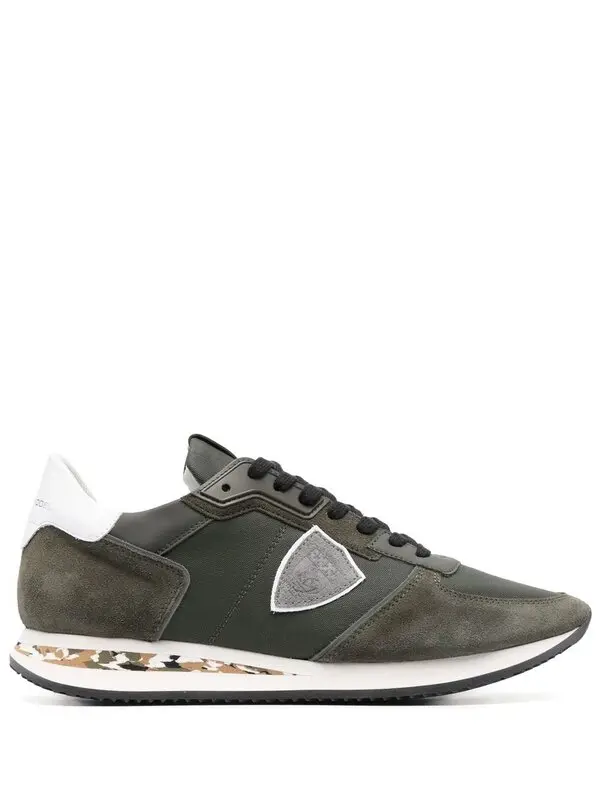 Philippe Model Trpx Camouflage-print Sneakers - Green