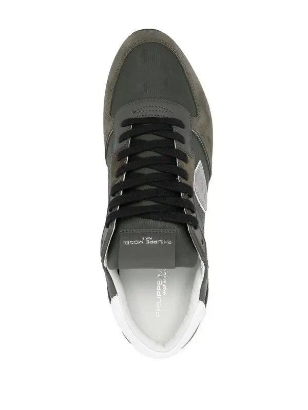 Philippe Model Trpx Camouflage-print Sneakers - Green