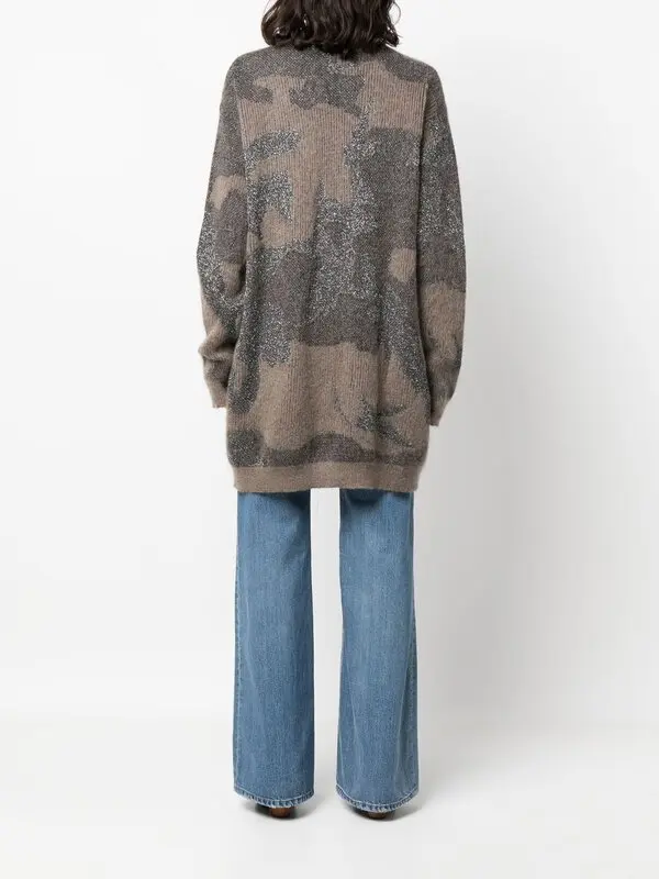 John Richmond Panelled Knit Cardigan