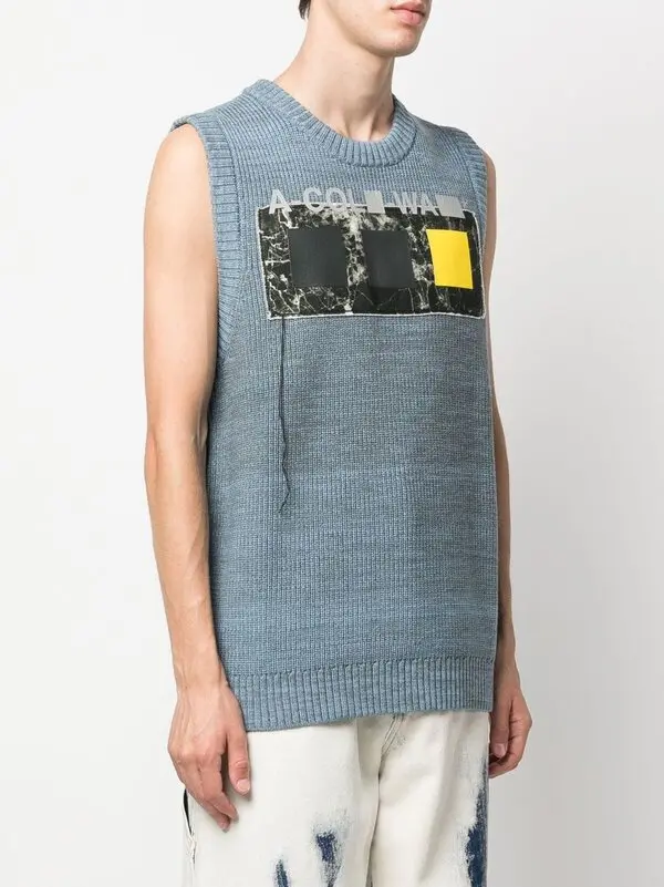 A-COLD-WALL* Patch-detail Sleeveless Jumper