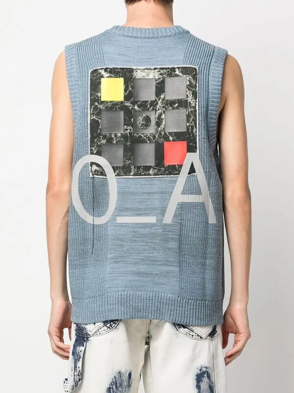 A-COLD-WALL* Patch-detail Sleeveless Jumper