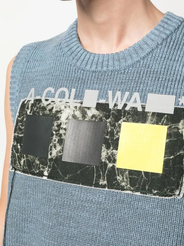 A-COLD-WALL* Patch-detail Sleeveless Jumper