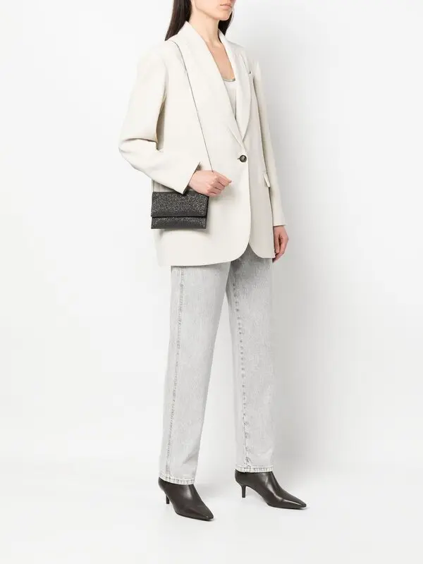 Brunello Cucinelli Embellished Flap Bag