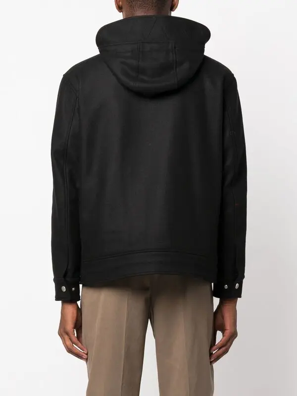PT TORINO Buttoned Hooded Jacket