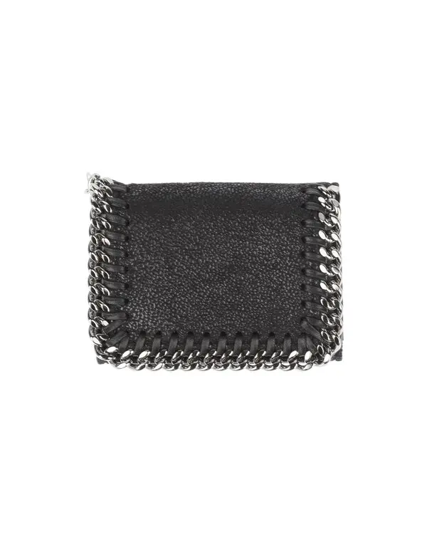Stella McCartney Wallet Burgundy Textile Fibers