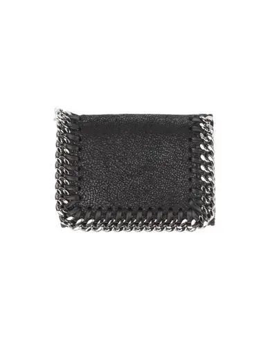 Stella McCartney Wallet Burgundy Textile Fibers