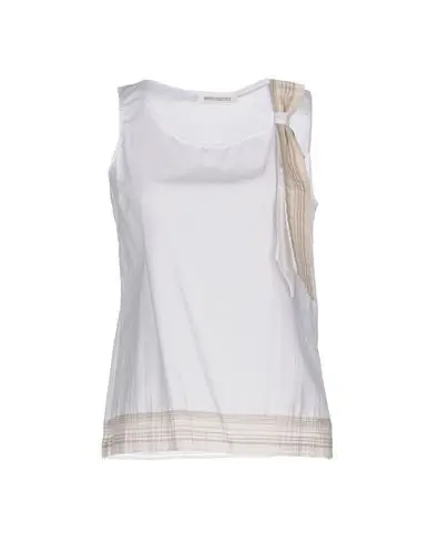 Ermanno Scervino Woven Top With Bow Detail