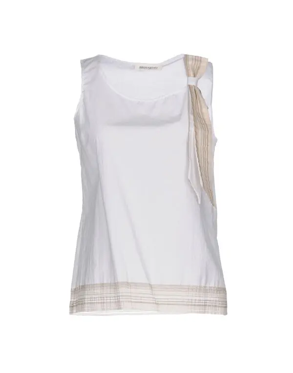 Ermanno Scervino Woven Top With Bow Detail
