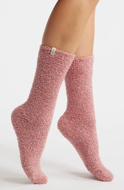 UGG Darcy Cozy Crew Socks - Pink Dawn