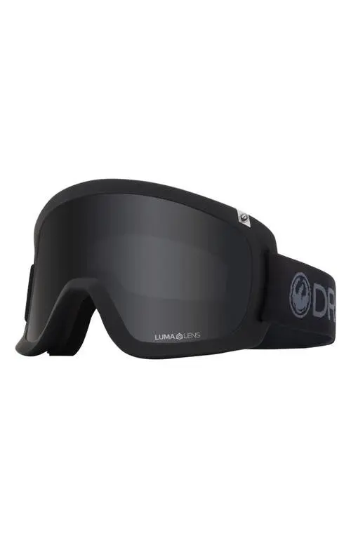 Dragon D1 Otg Snow Goggles With Bonus Lens - Blackout/ Lldksmkllamber