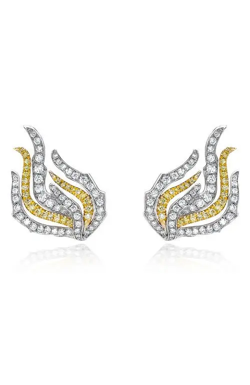 MINDI MOND Diamond Drop Earrings