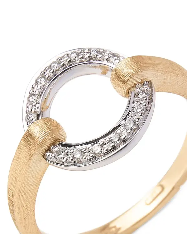 Marco Bicego 18k Gold And Diamond Jaipur Link Ring