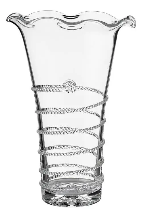 JULISKA Amalia Flared Glass Vase - Clear