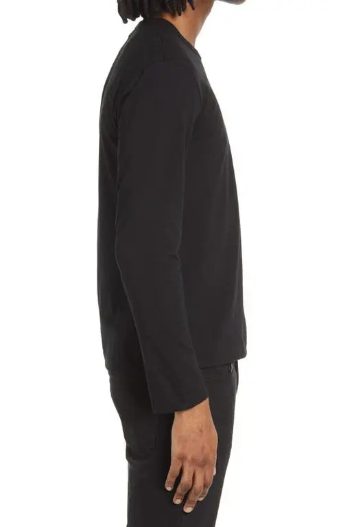 Comme Des Garçons Heart Long Sleeve Cotton T-shirt
