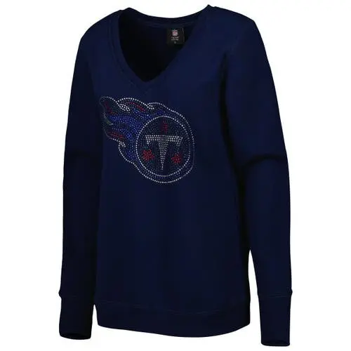 CUCE Tennessee Titans Deep V-neck Pullover Sweatshirt