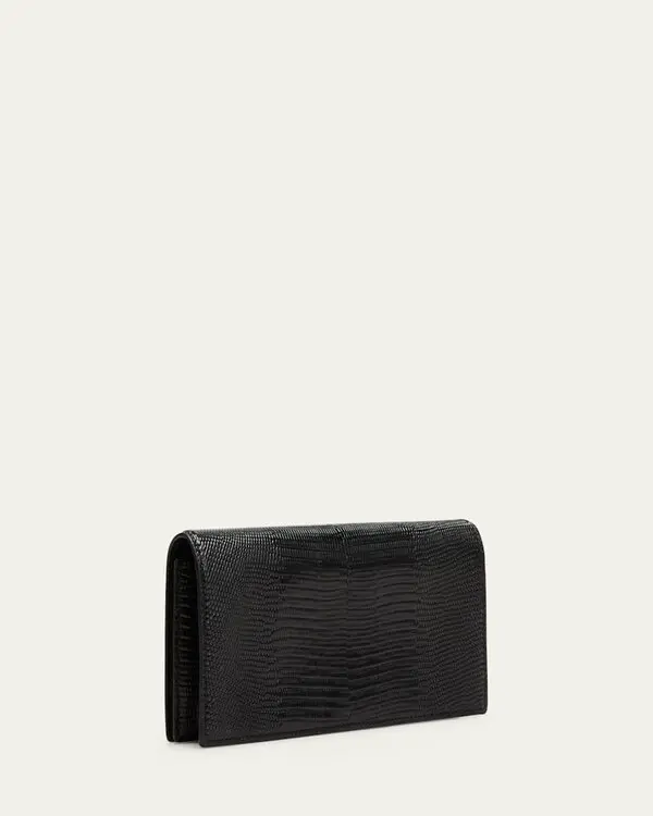Alexis Bittar Twisted Side Handle Clutch - Black