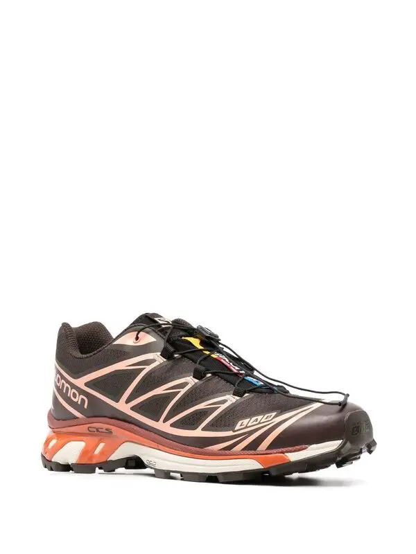 SALOMON Xt-6 Panelled Sneakers - Brown