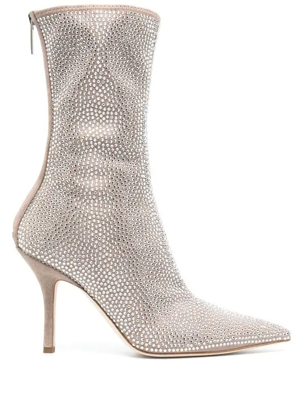 Paris Texas Crystal-embellished 105mm Boots