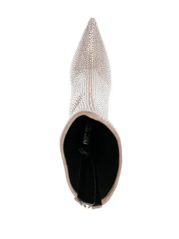 Paris Texas Crystal-embellished 105mm Boots