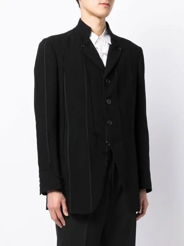 Yohji Yamamoto Button-up Long-sleeve Blazer