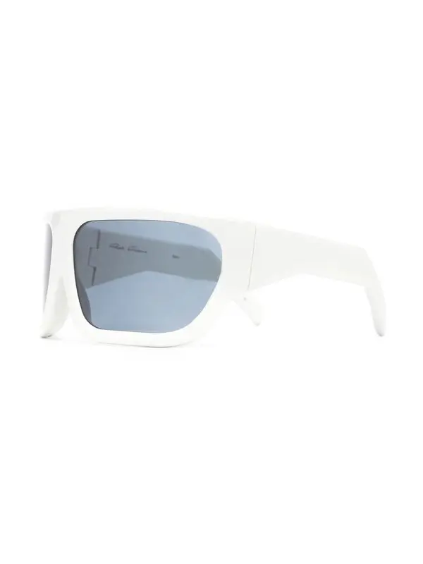 Rick Owens Davis Oversized Sunglasses - White