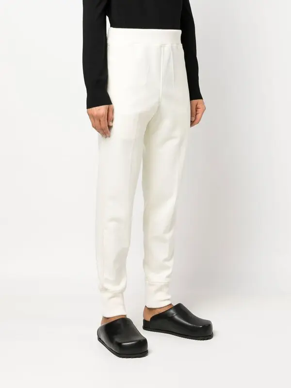 JIL SANDER Elasticated-waistband Wool Track Pants