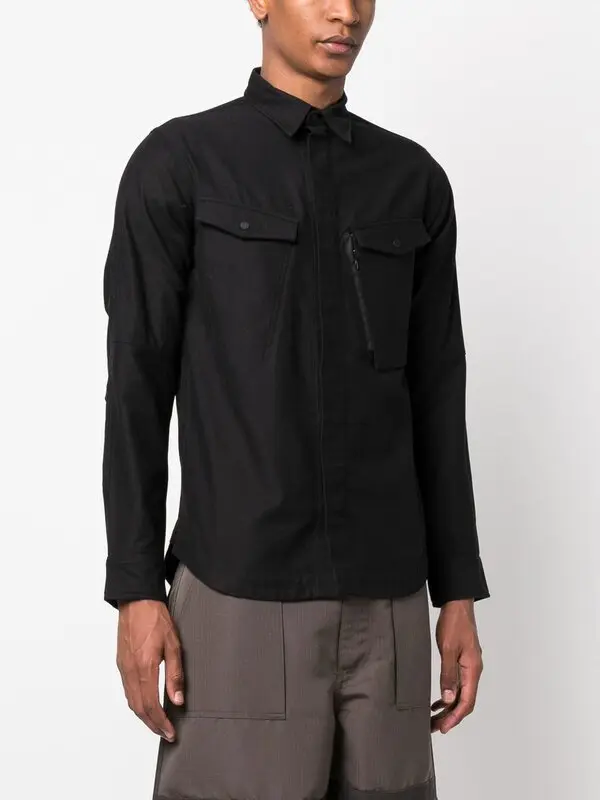 MAHARISHI Band-collar Shirt