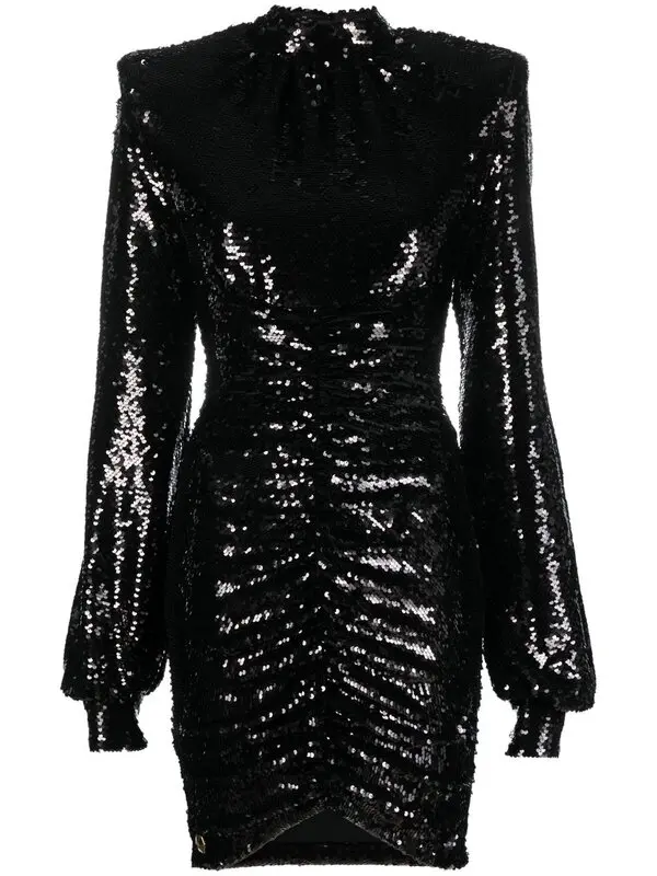 Philipp Plein Sequin-embellished Dress - Black