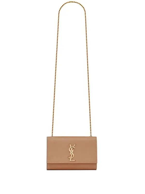 Saint Laurent Small Kate Shoulder Bag - Brown