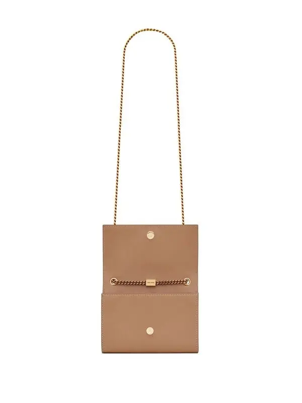 Saint Laurent Small Kate Shoulder Bag - Brown