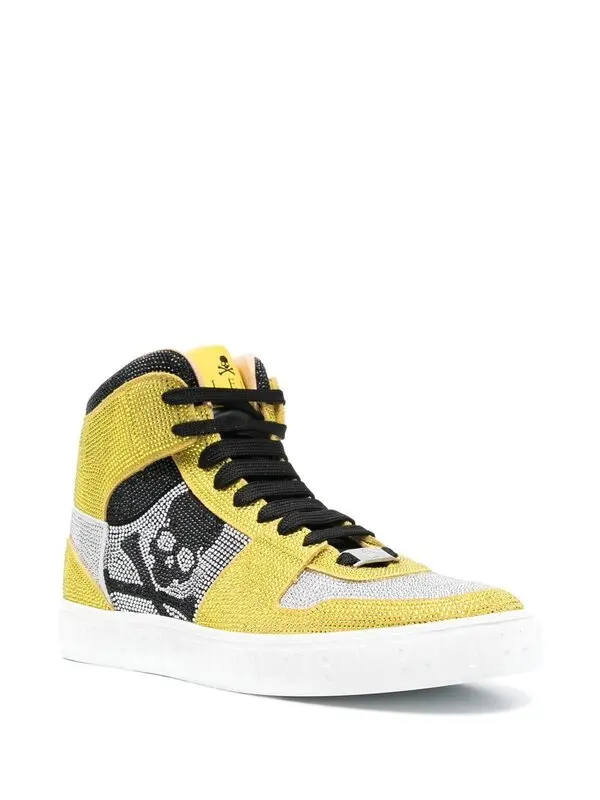 Philipp Plein Notorious High-top Sneakers - Yellow