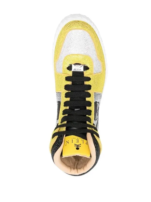 Philipp Plein Notorious High-top Sneakers - Yellow