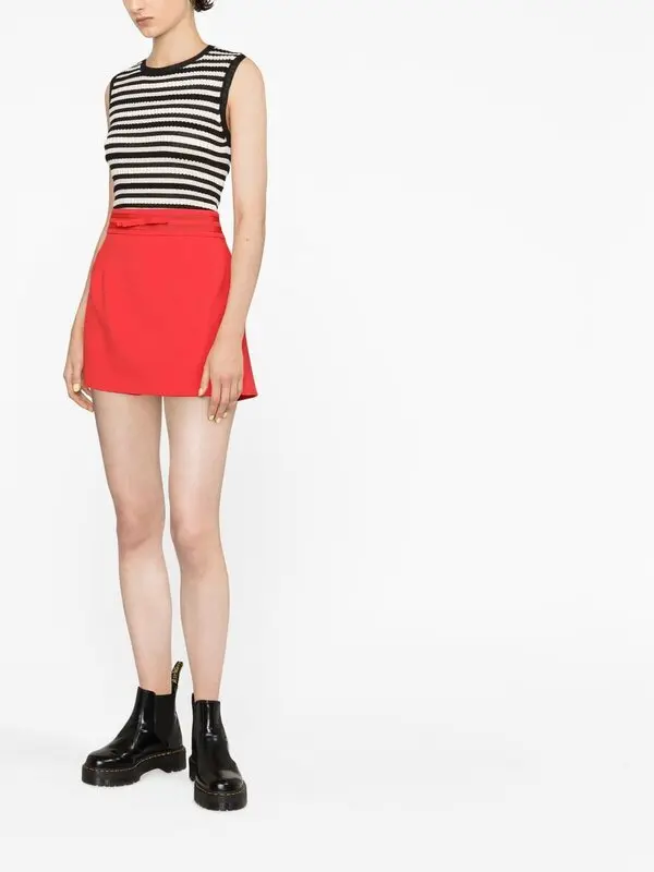 Red Valentino High-waisted Tailored Shorts